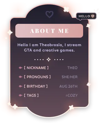 About Theobrosia - Watch Live on Kick