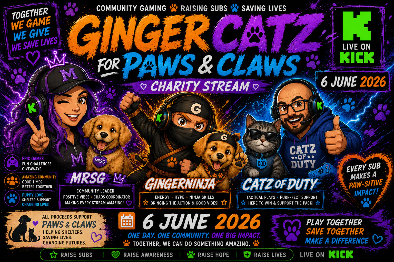 MrsGingerNinja Stream - Watch Live on Kick