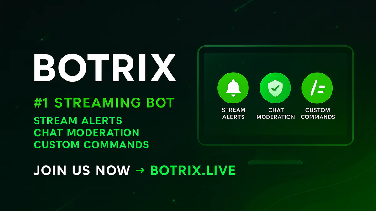 About BotRix - Watch Live on Kick