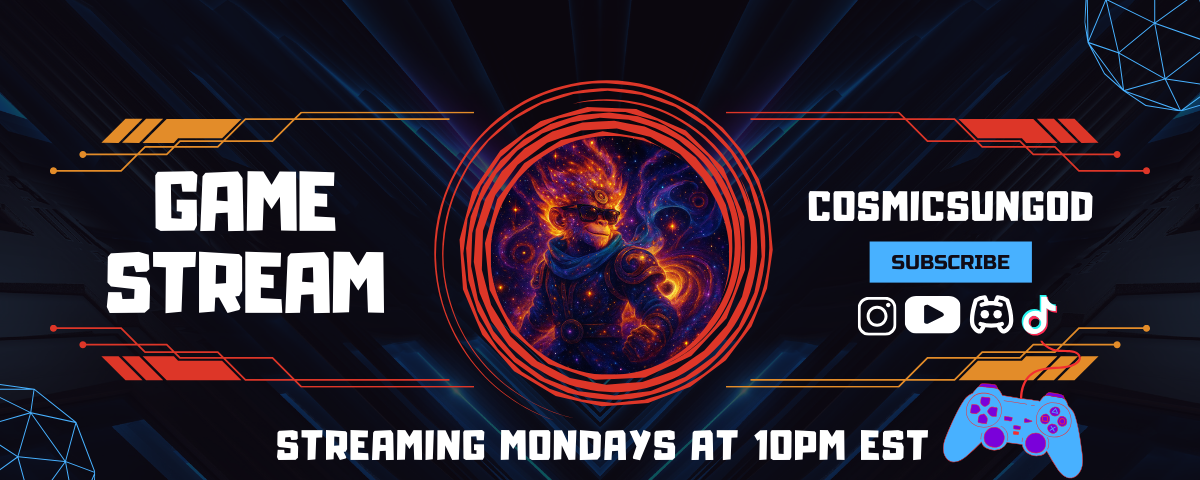 CosmicSunGod Stream - Watch Live on Kick