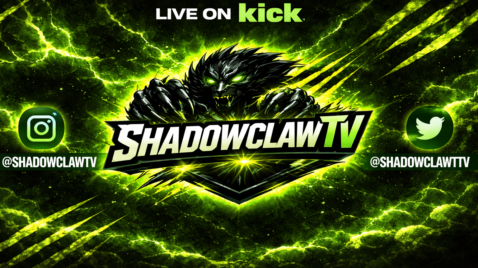 ShadowClawTV1 Stream - Watch Live on Kick